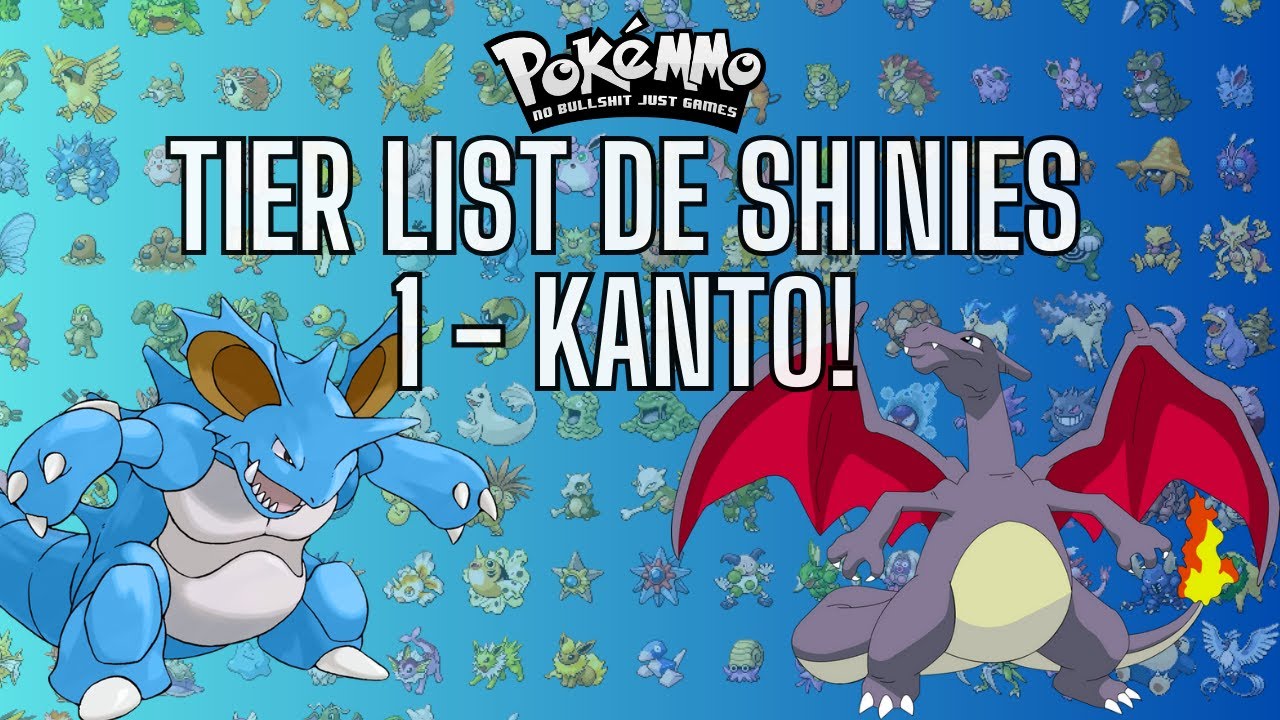 MINHA TIER LIST DOS SHINIES DE KANTO! - YouTube