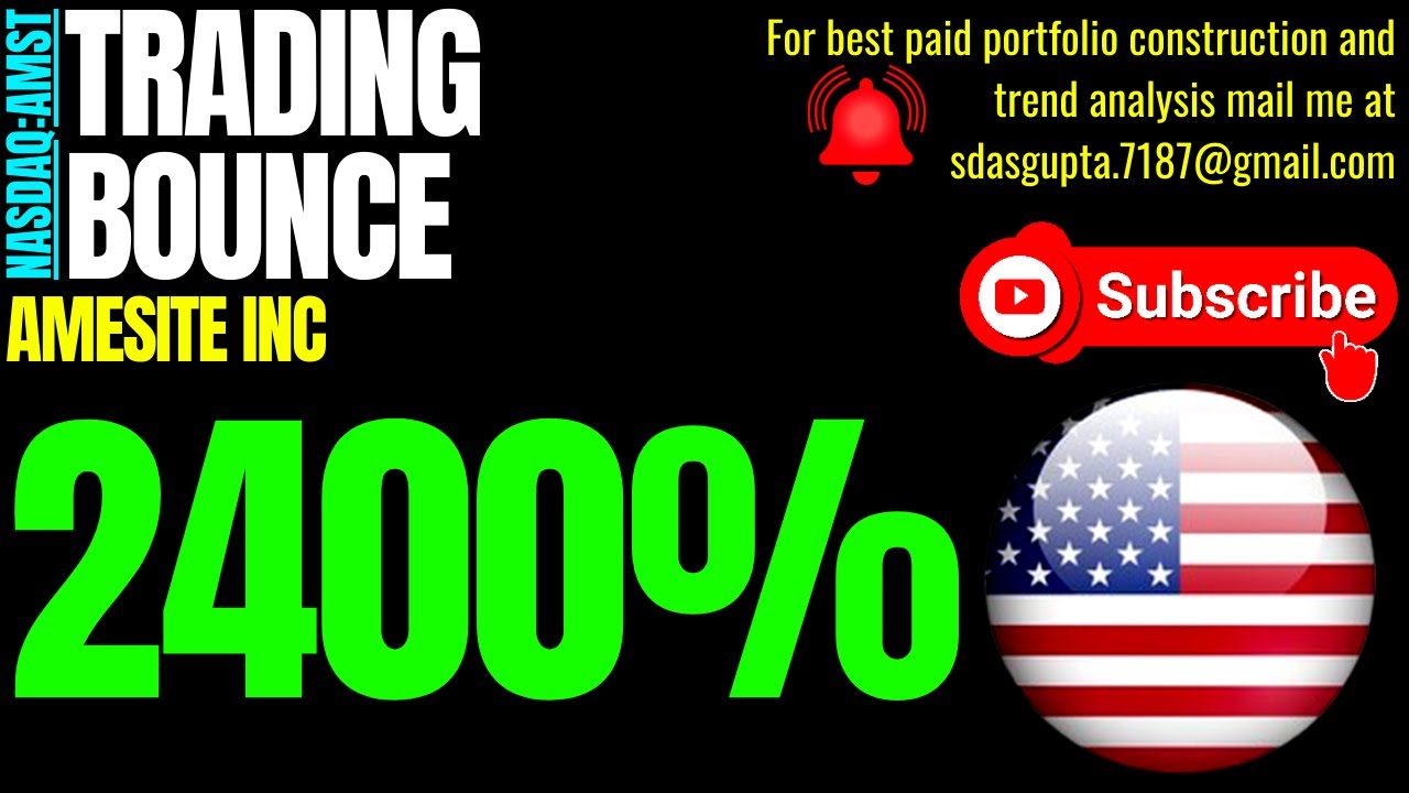 AMST STOCK NEWS | AMESITE INC TRADING BOUNCE - YouTube