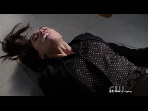 Supergirl 3x12 Lena Luthor drinks poisoned Coffee