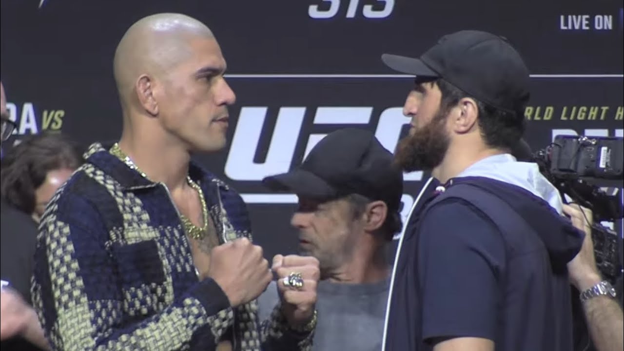UFC 313 FACE-OFFS: Alex Pereira vs Magomed Ankalaev - YouTube
