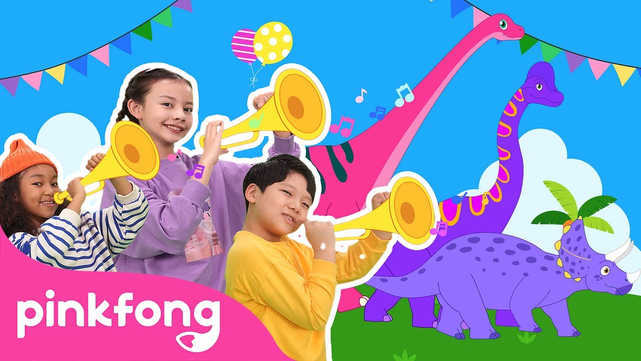🦖Desfile de los Dinosaurios | Pinkfong Canta & Baila | Canciones ...
