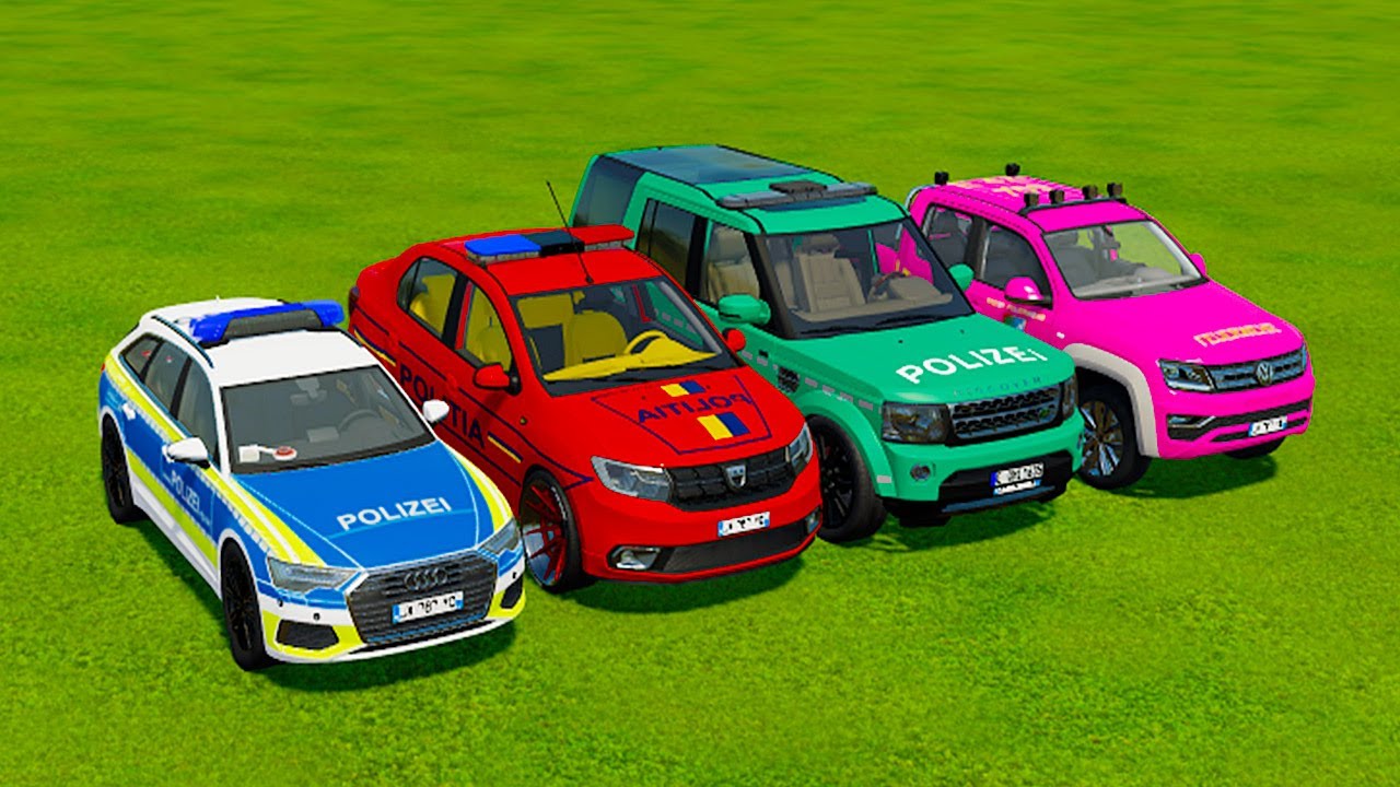 ALL AMBULANCE RESCUE CARS TRANSPORTING WITH MAN TRUCKS TO GARAGE ...