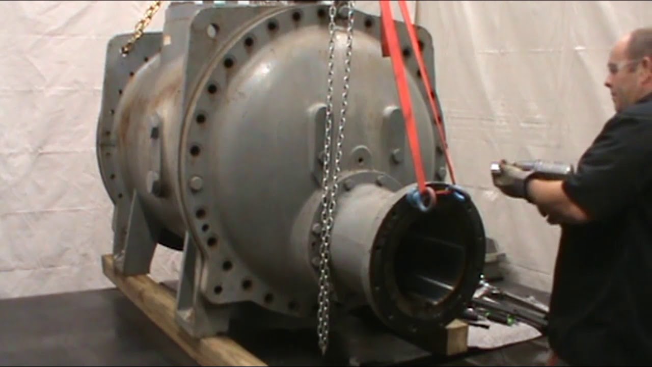 Howden 321WLVH Screw Compressor Inspection Vid 1 NTSC LLC - YouTube