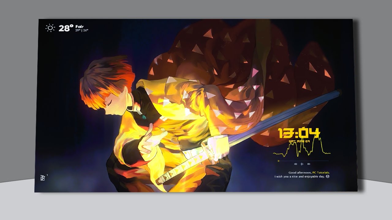 This is the Best Demon Slayer Desktop Setup - Anime Theme - Live Anime ...