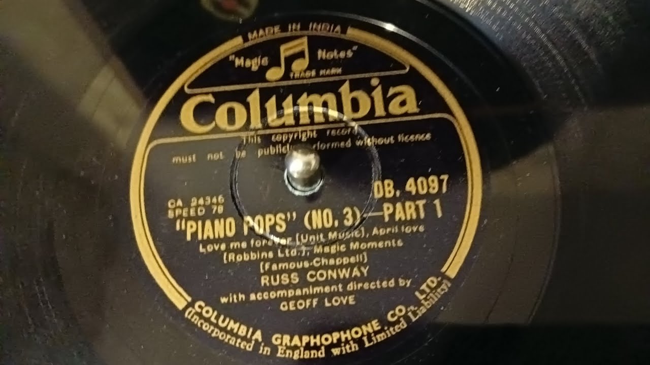 piano pops (No.3) part 1 - Russ Conway 1925 - YouTube