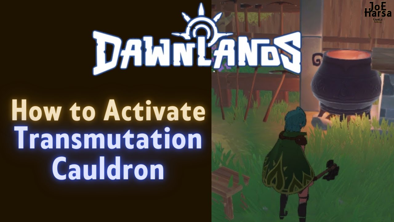 Guide to Activate Transmutation Cauldron Dawnlands - YouTube
