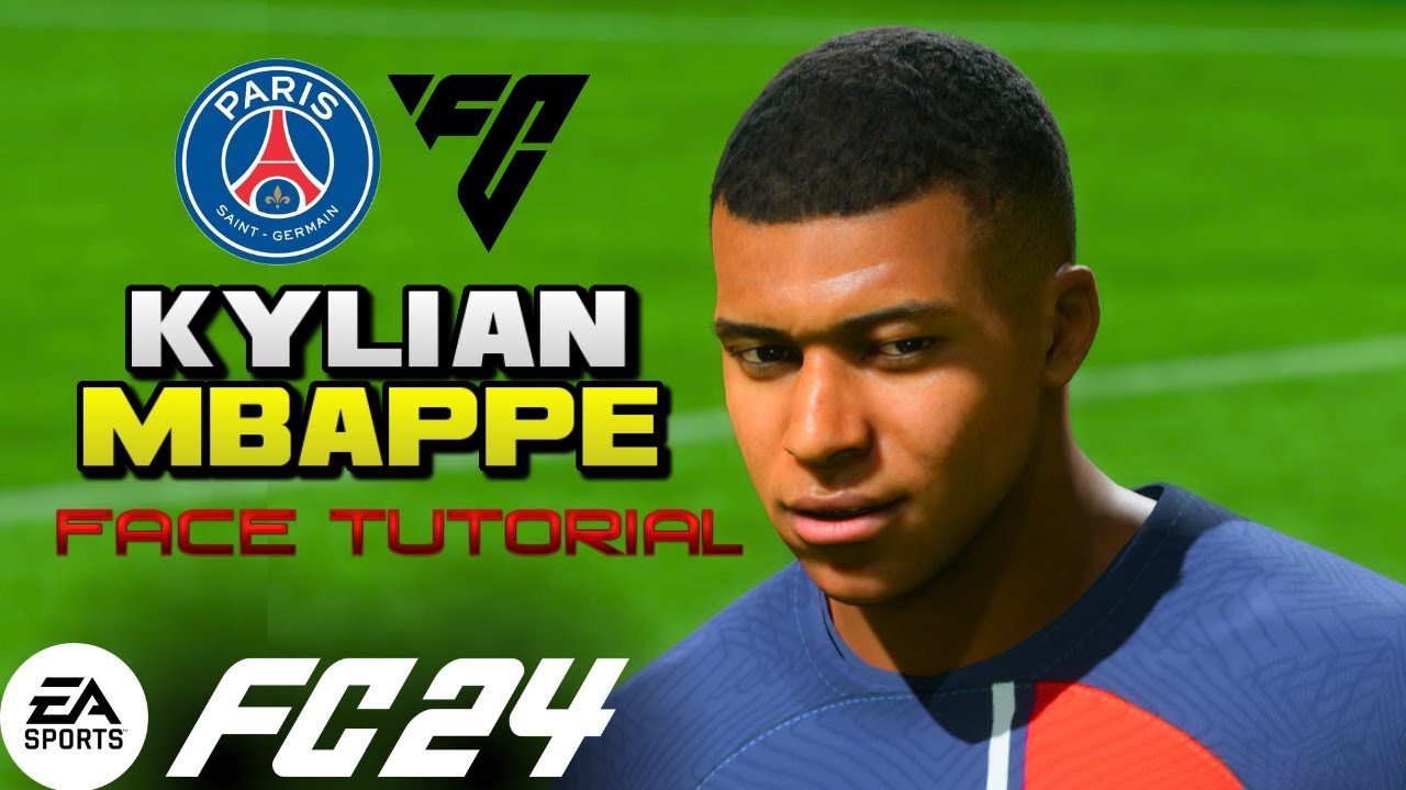 EA FC 24 KYLIAN MBAPPE FACE TUTORIAL CREATION LOOKALIKE | PRO CLUBS ...