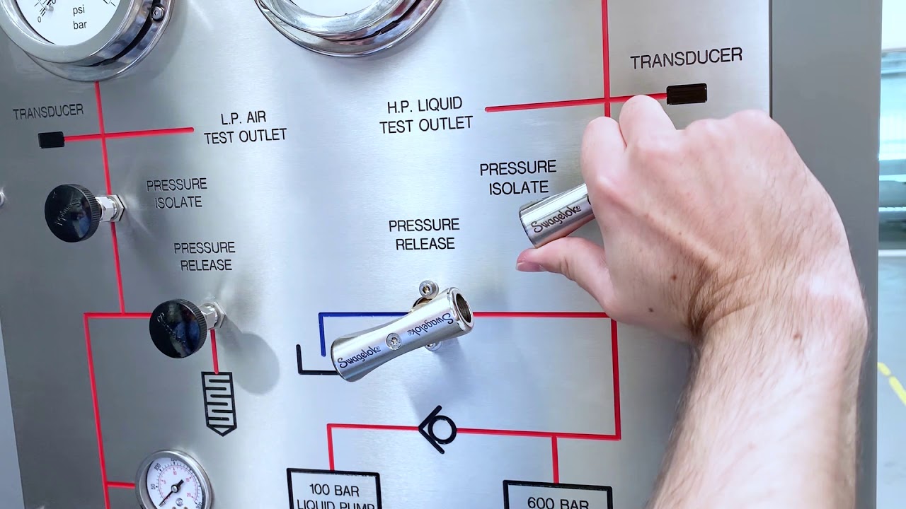 Hydratron - Touch Screen Datalogger For High-Pressure Testing - YouTube