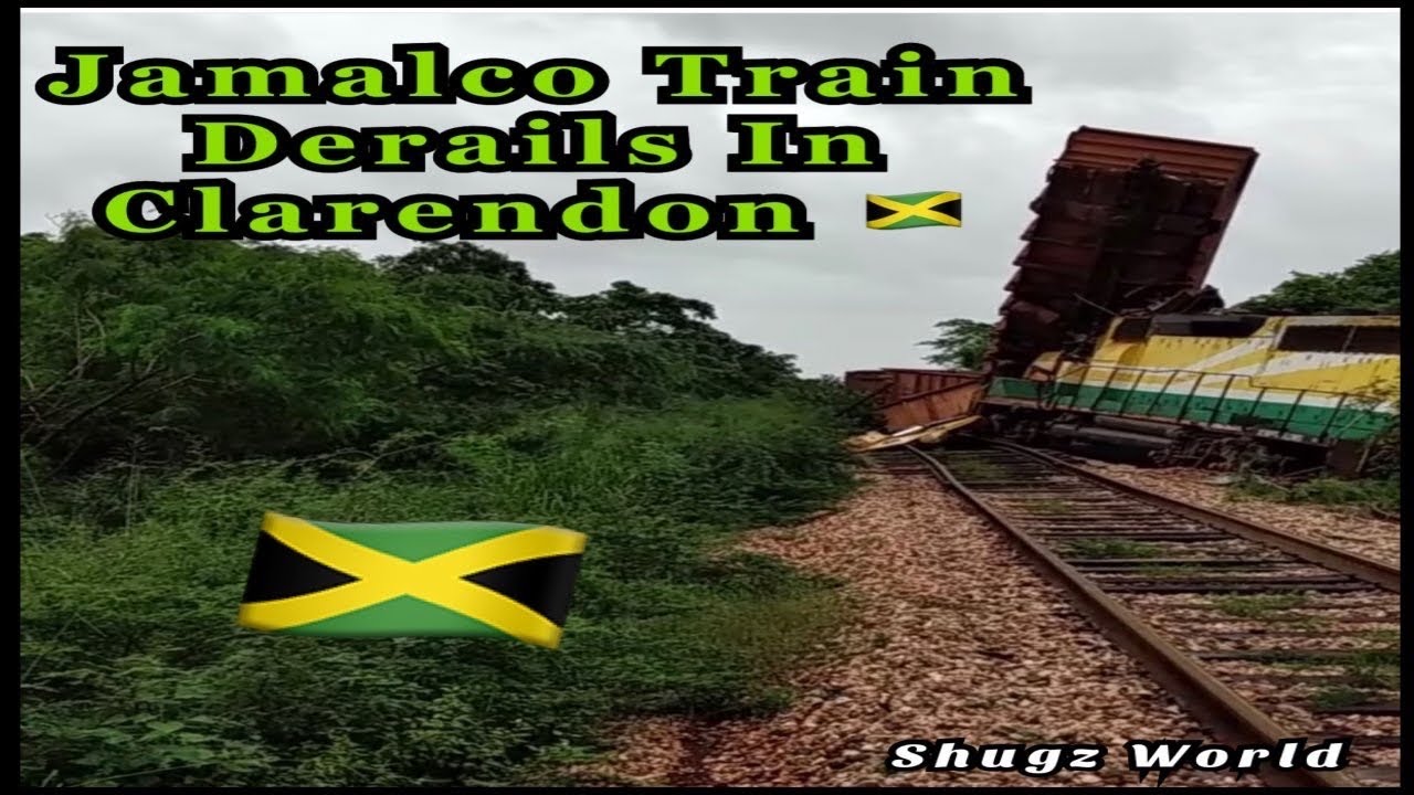 JAMALCO TRAIN DERAILS IN CLARENDON | DUE TO HEAVY RAIN| JAMAICA 🇯🇲 ...