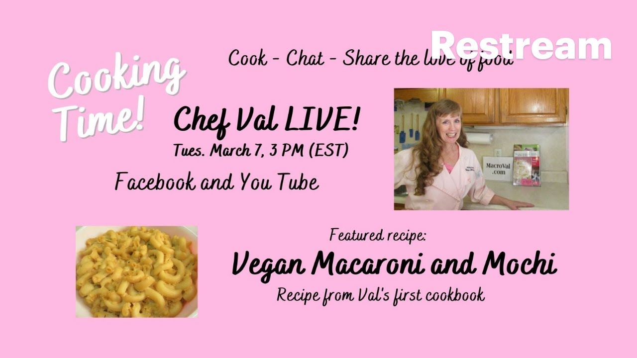 Cooking LIVE with Chef Val - YouTube