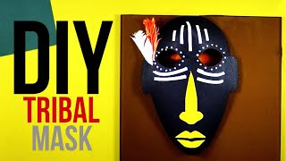 How to make a paper Tribal mask | DIY | Doovi