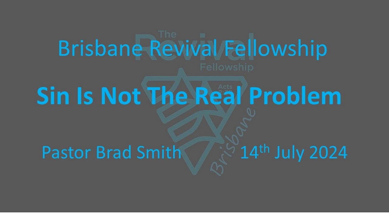 Sin Is Not The Real Problem - YouTube