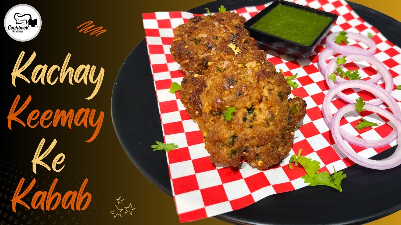 Kachay Keemay ke Kabab Recipe by Cookbookwithaimen |Bakra Eid Special ...