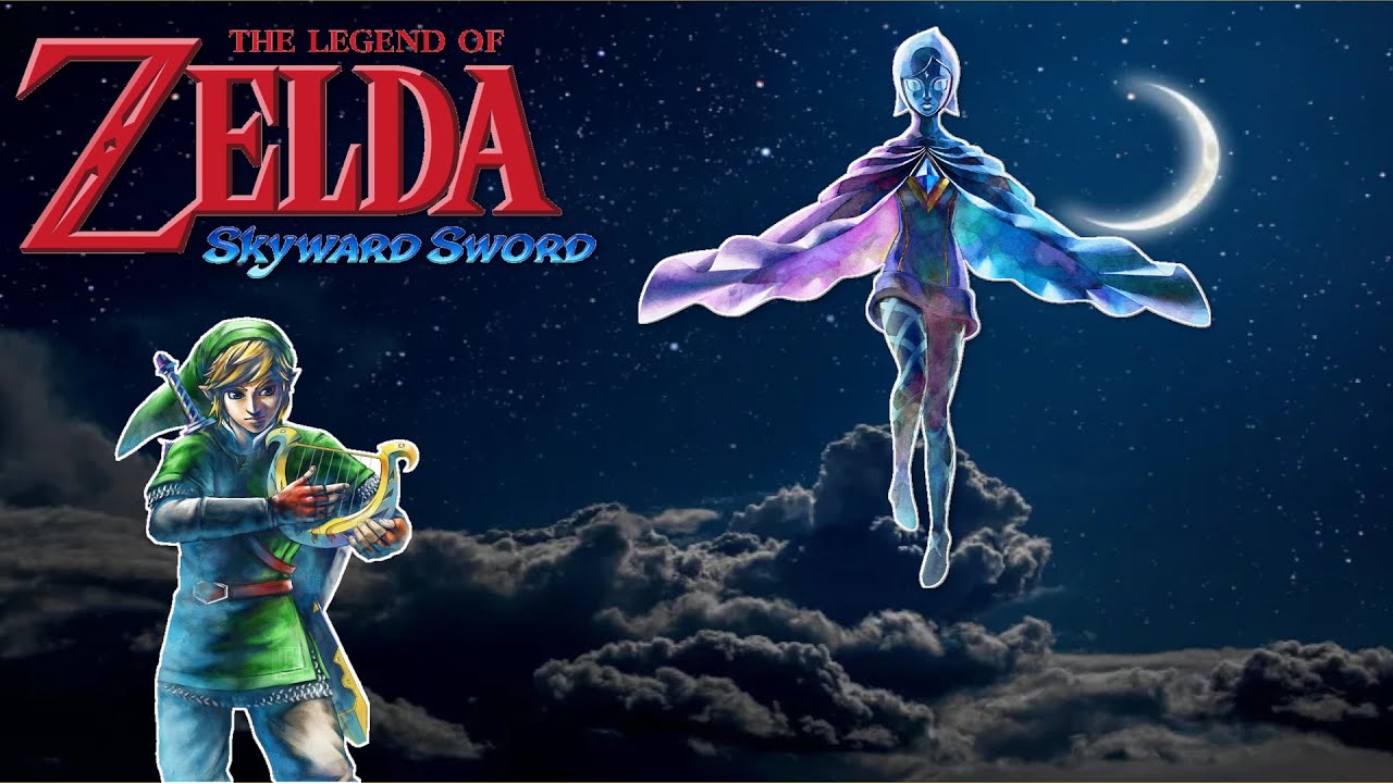 Zelda Skyward Sword Follow Fi Inside to Outside with wind rain and ...