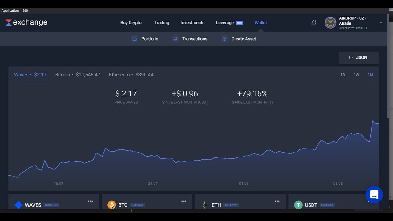 How to create you WAVES Wallet on Waves.Exchange Waves platform - YouTube