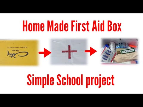How to make first aid kit with waste material in tamil | | first aid ...