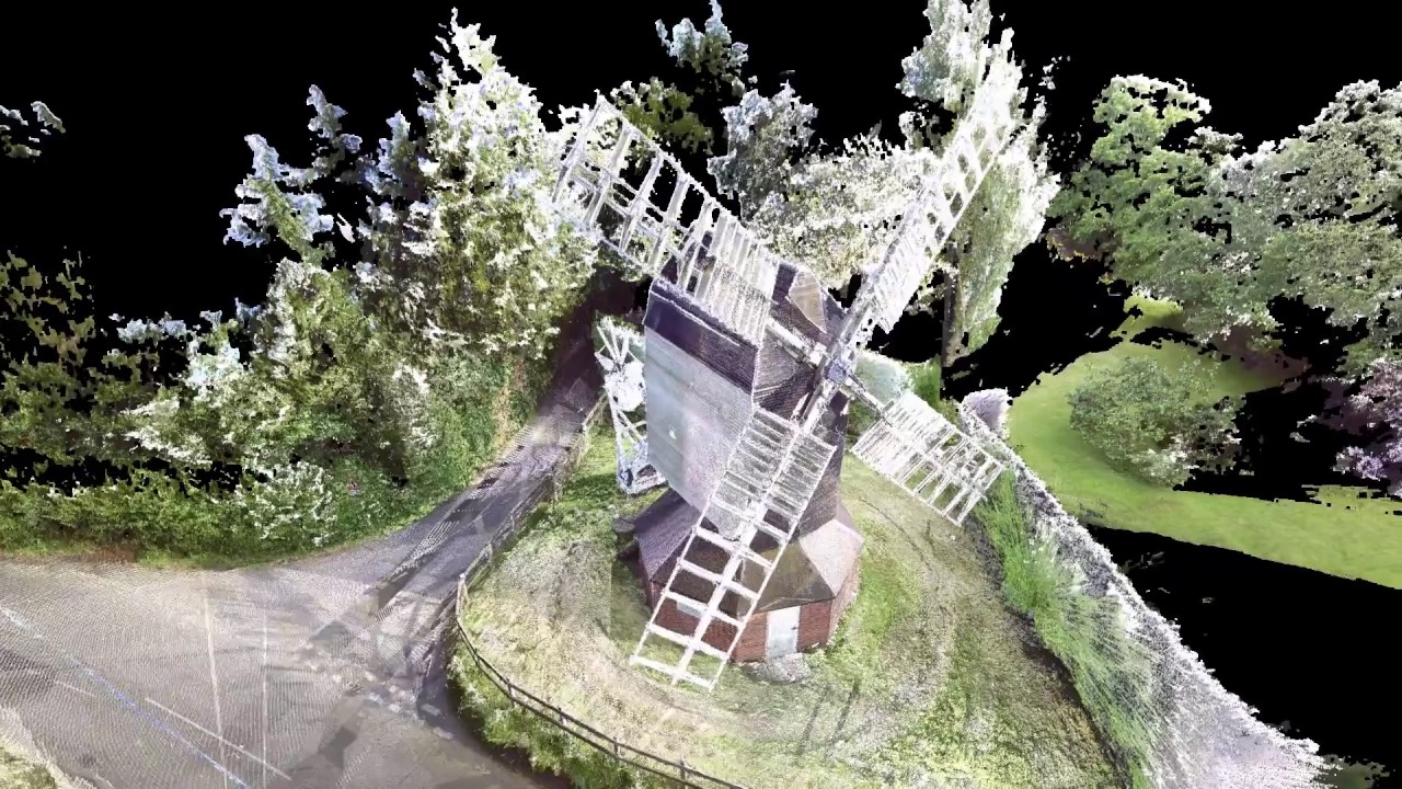 Cromer Windmill - Point Cloud Fly-Through - YouTube