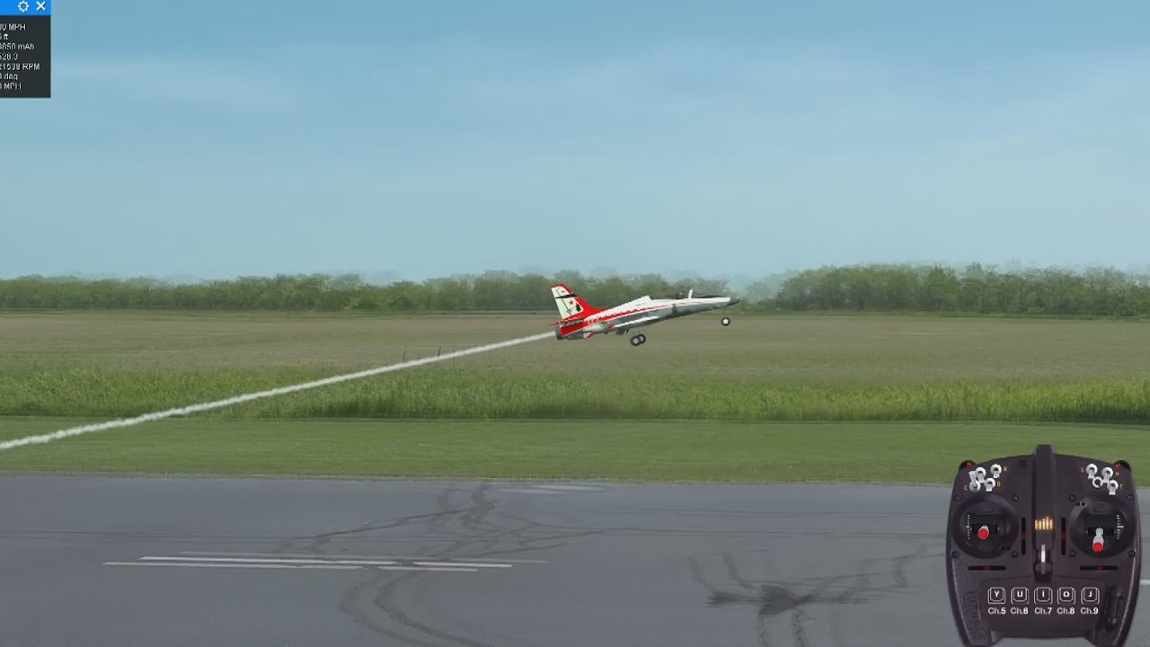 RealFlight 90mm Viper Performance Demo - YouTube