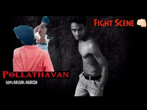 Polladhavan Recreation / Claimax Fight Scene //Tamil film// - YouTube