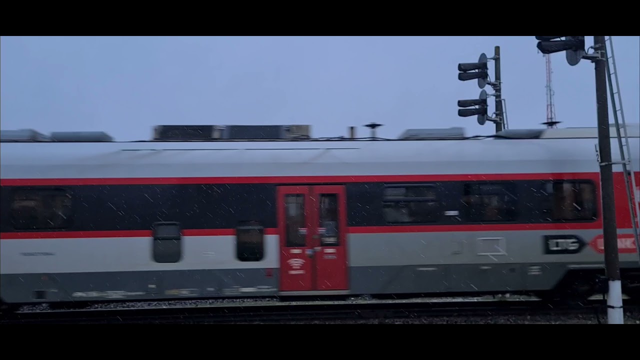 Pesa 730ML- 004 with a passenger train - YouTube