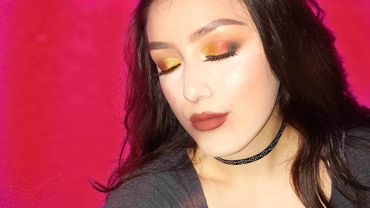 Copper Smokey Eye Makeup Tutorial 2017 | Jasmine Samara - YouTube