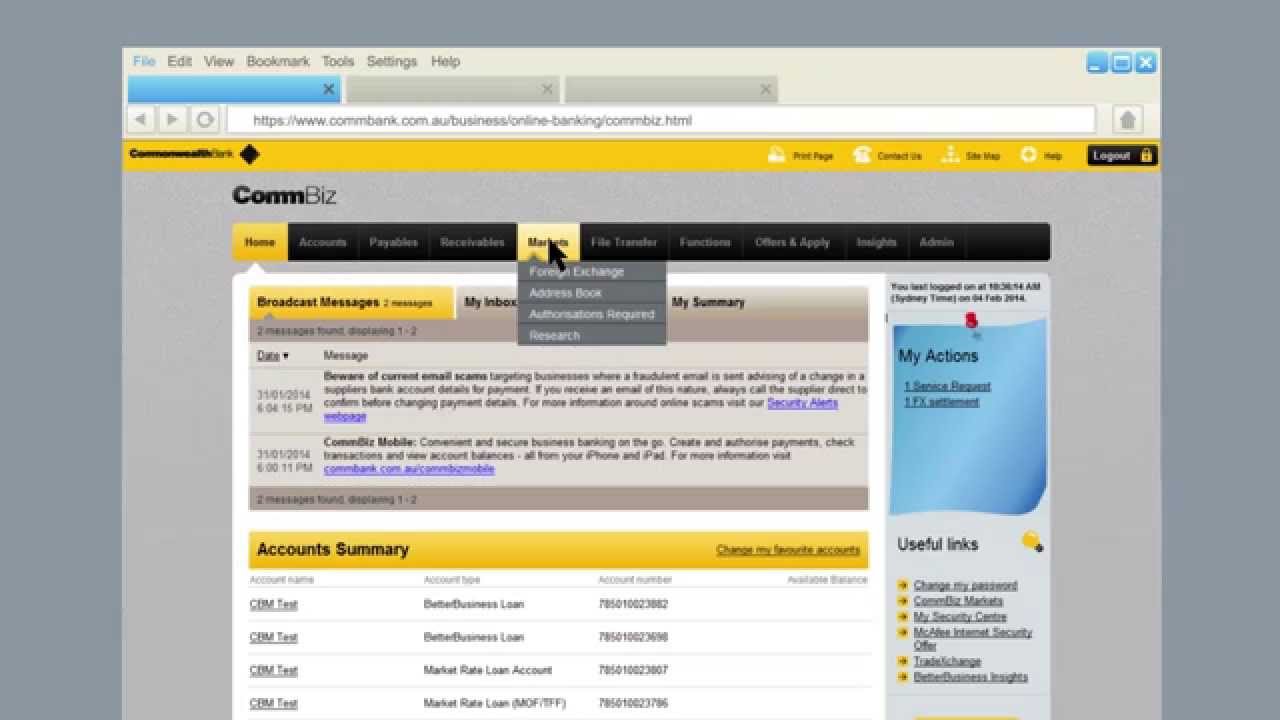 Adding a New Beneficiary to the Address Book - YouTube