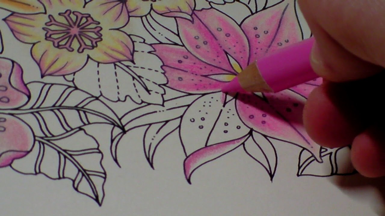 TUTORIAL: How to Colour Flowers - YouTube