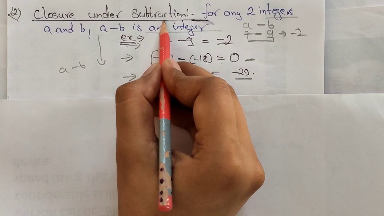 Class 7 Maths LESSON INTEGERS PART 4 YouTube class-7-maths-lesson-integers-part-4-youtube