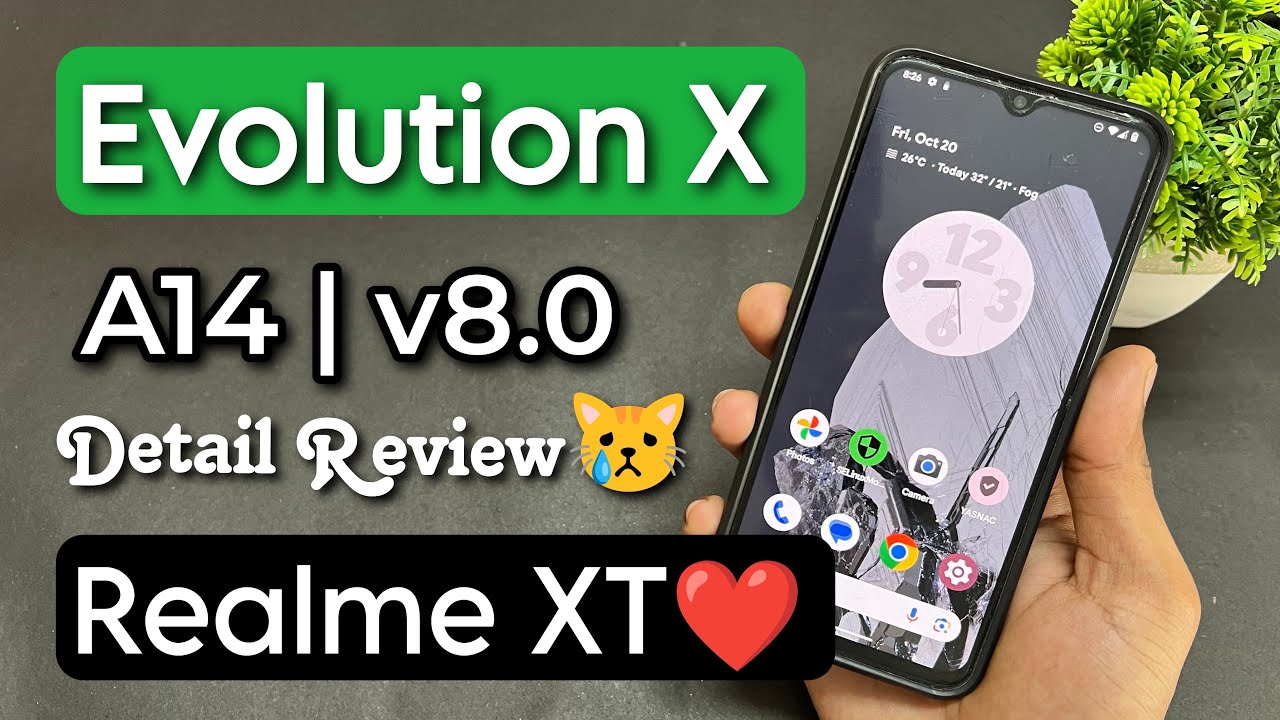 Realme XT Android 14 Evolution X v8.0 Review. Install Android 14 ...