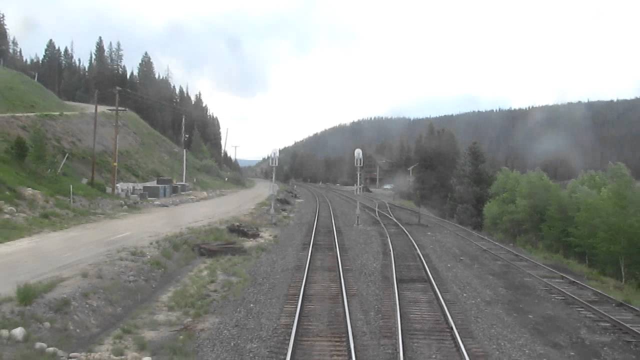 Moffat Tunnel Entered and Exited by Amtrak's Eastbound California ...