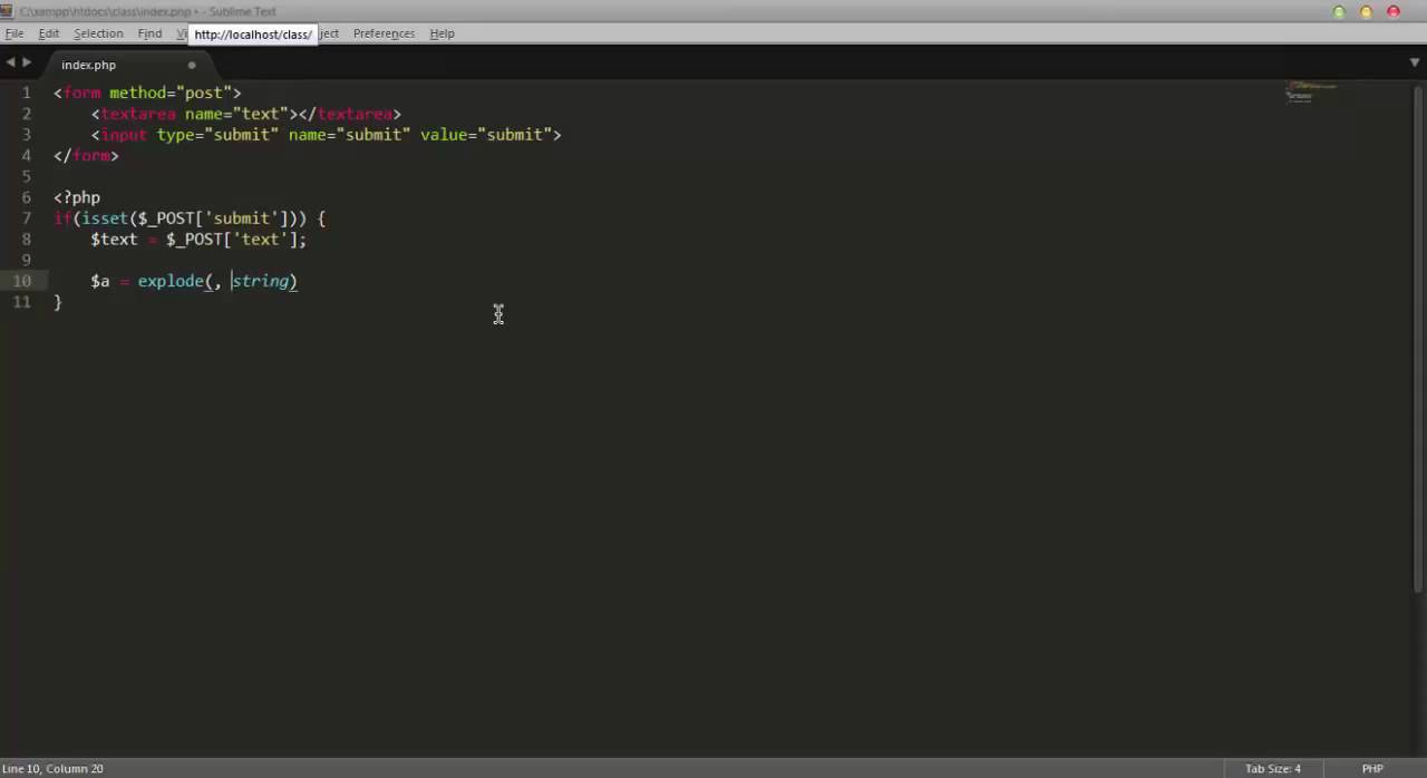 Learn Php Class 22 Explode And Implode Bangla Youtube