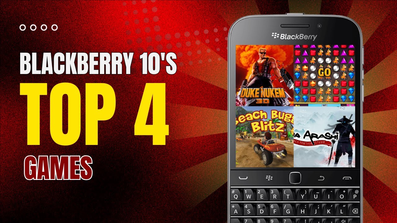 BlackBerry 10's Top 4 Games | Part 1 🎮📱#blackberry10 #games - YouTube