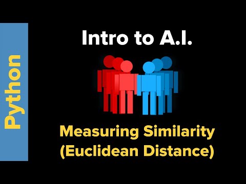Intro to AI: Measuring Euclidean Distance - YouTube