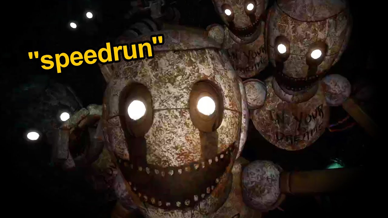 HOW TO SPEEDRUN FNAF SECURITY BREACH (like a pro) - YouTube