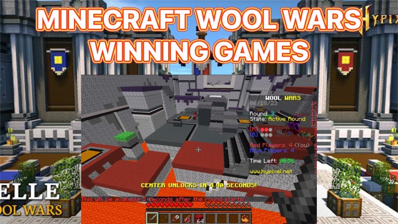 MINECRAFT WOOL WARS: WINNING GAMES - YouTube