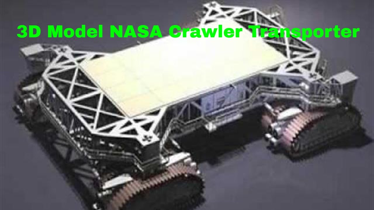 3D Model NASA Crawler Transporter Review - YouTube