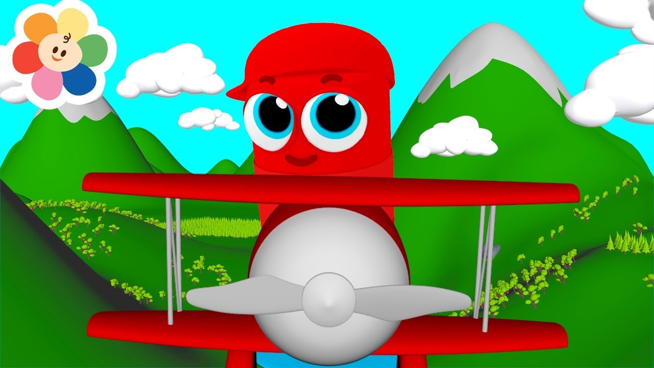 Learn Colors for Children with Magical Airplanes | Kids Learning with ...