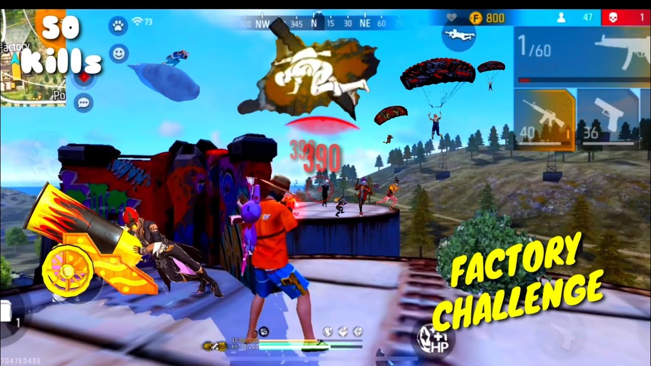 FREE FIRE BOOYAH INSANE GAMEPLAY 🔥 FF KING OF FACTORY 🔥 FREE FIRE VIDEO ...