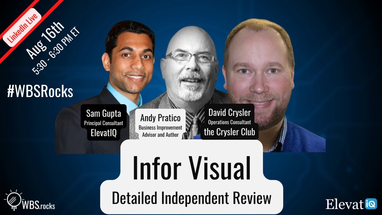 Infor Visual Detailed Independent Review | Visual ERP Overview | Visual ...