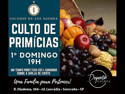 Culto de Primícias - YouTube