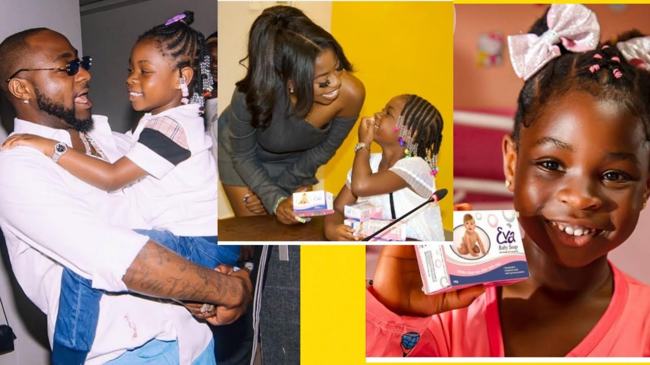 DAVIDO'S DAUGHTER, IMADE SIGNS BRAND DEAL WITH EVA SOAP. - YouTube