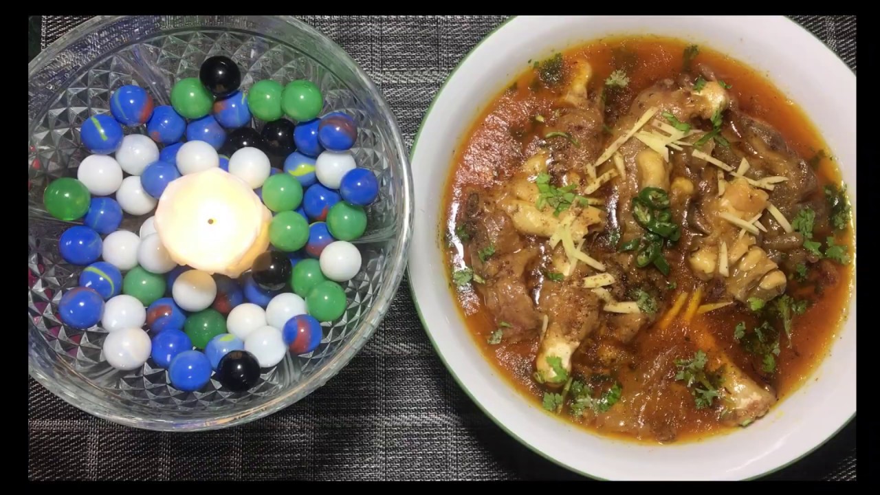 MUTTON PAYEE| How to make Goat Trotters |Healthy Goat Legs Recipe BY ...