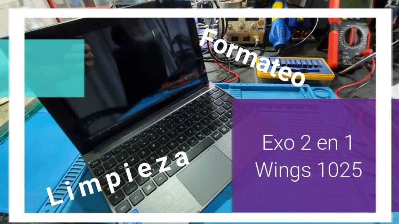 Formateo y limpieza a EXO wings 1025 - YouTube