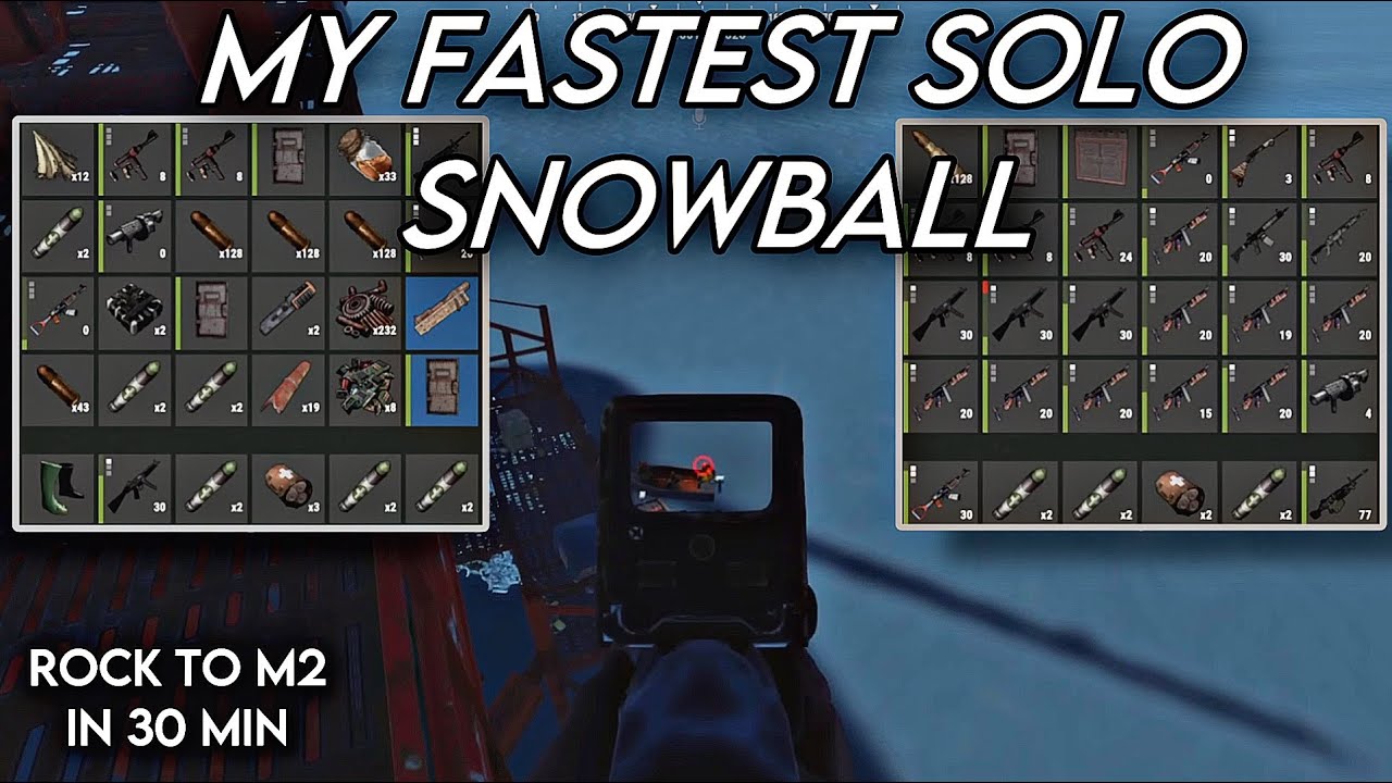 How A 3500 Hour Solo Snowballs Rust Console Youtube