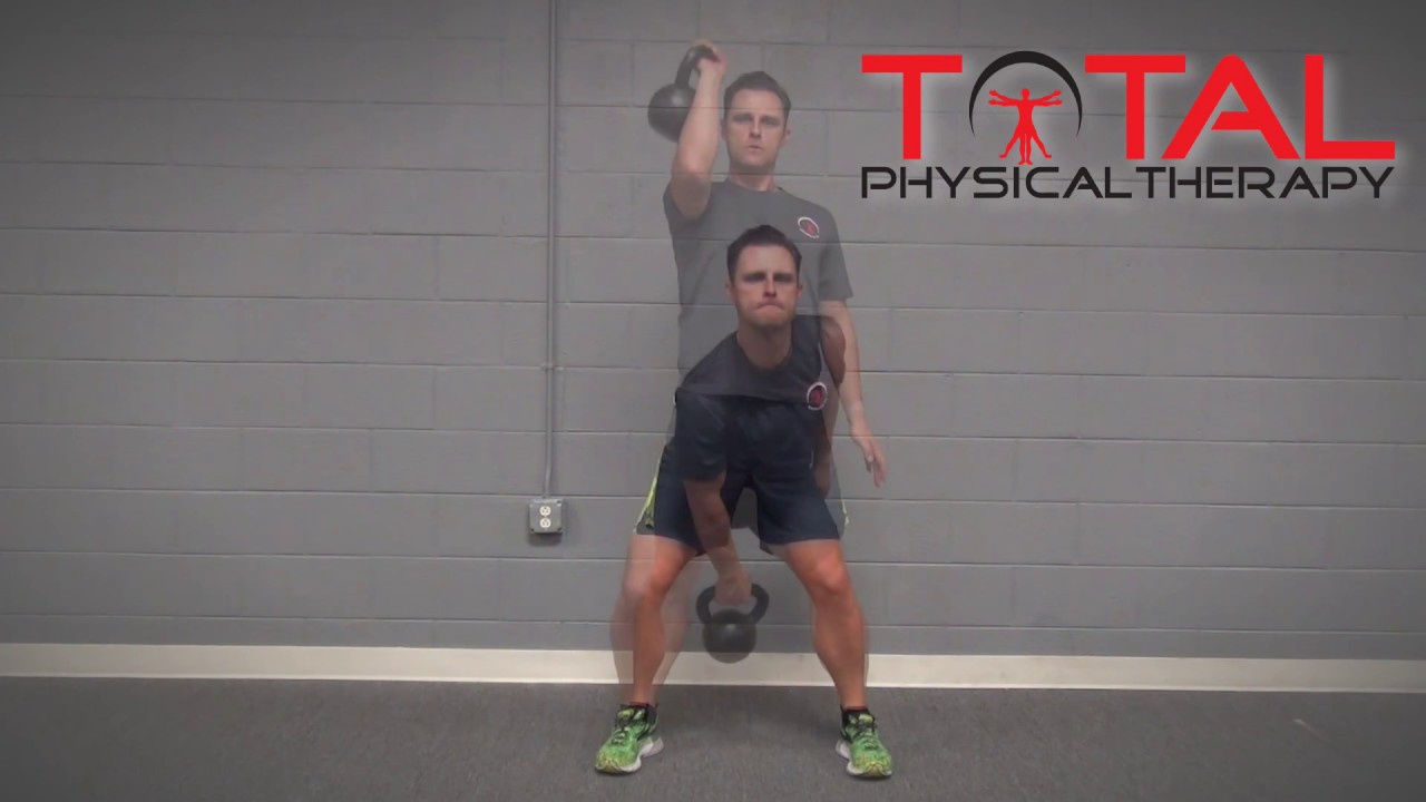 Kettlebell clean squat press snatch combination - YouTube