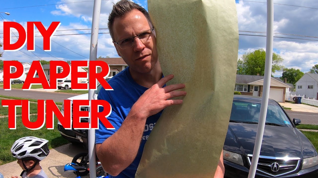 HOW TO MAKE YOUR OWN PAPER TUNER - YouTube