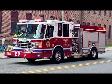 Paterson Fire Department Brand New Engine 7 Responding 8-26-22 - YouTube