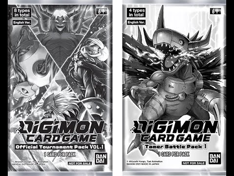 Digimon TCG Official Tournament Pack Vol. 1 Pack Opening x3 - YouTube