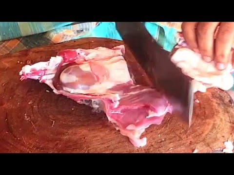 Keçi eti kesen uzman kasap|| Orijinal ve taze keçi eti kesimi ||Amazing mutton cutting video