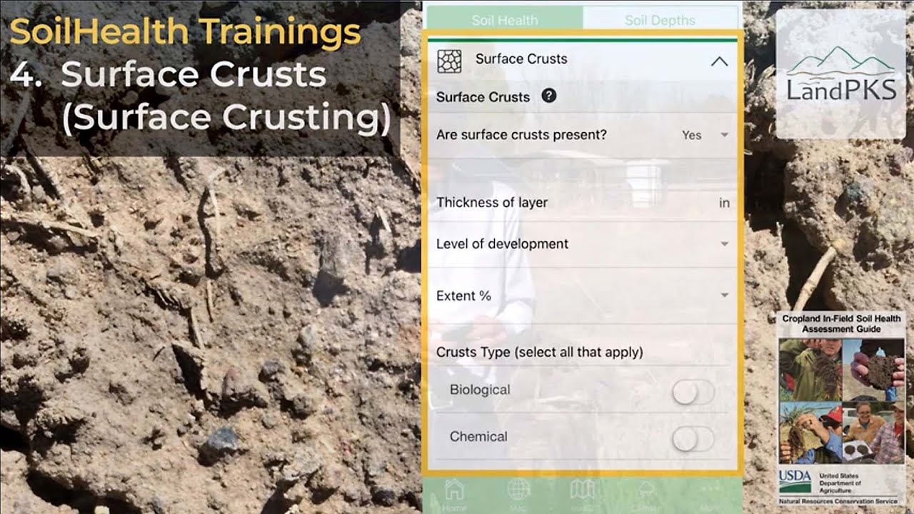Soil health trainings 4 surface crusts surface crusting - YouTube